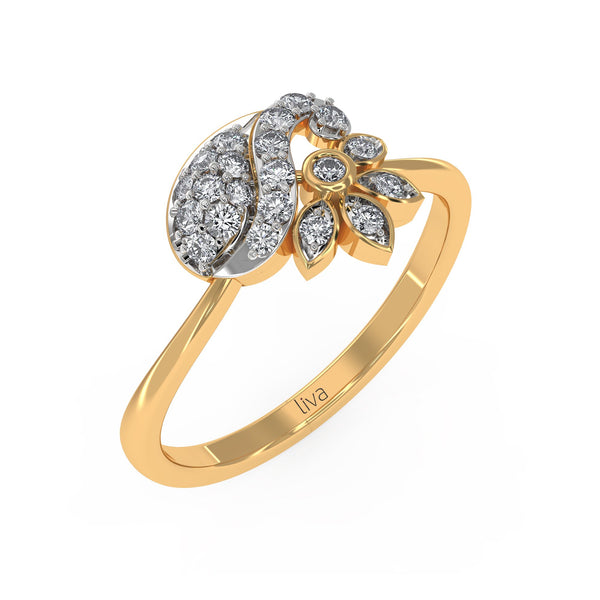 Half Bloom Flower Ring_LDR1012 – JCS JEWEL CREATIONS